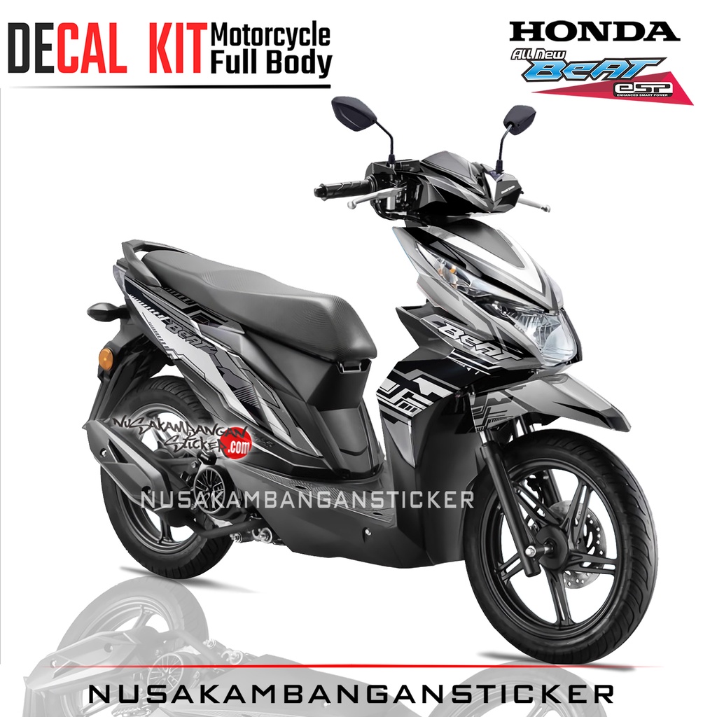 Jual Stiker All New Beat Fi Techno Grey | Shopee Indonesia
