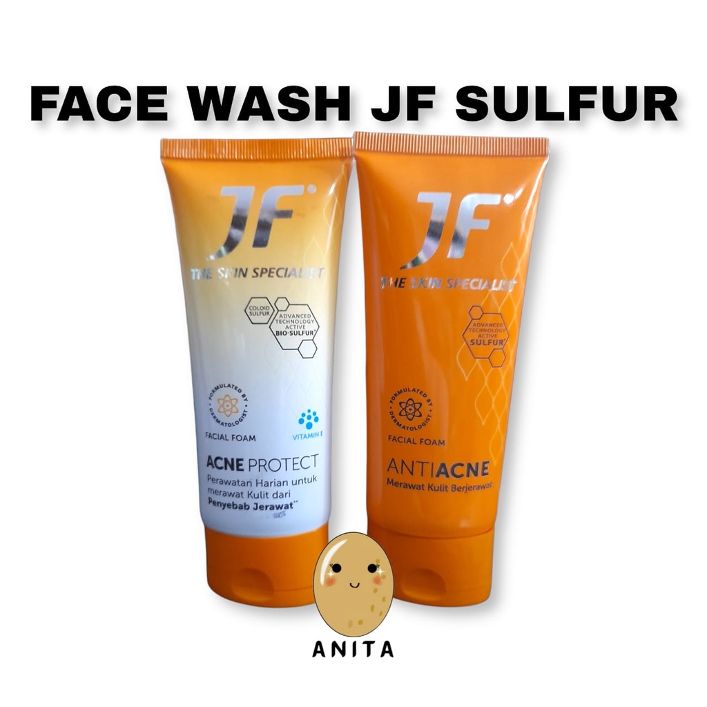 Jual JF SULFUR FACIAL FOAM, ACNE PROTECT FACIAL FOAM, ACNE SPOT FACIAL ...