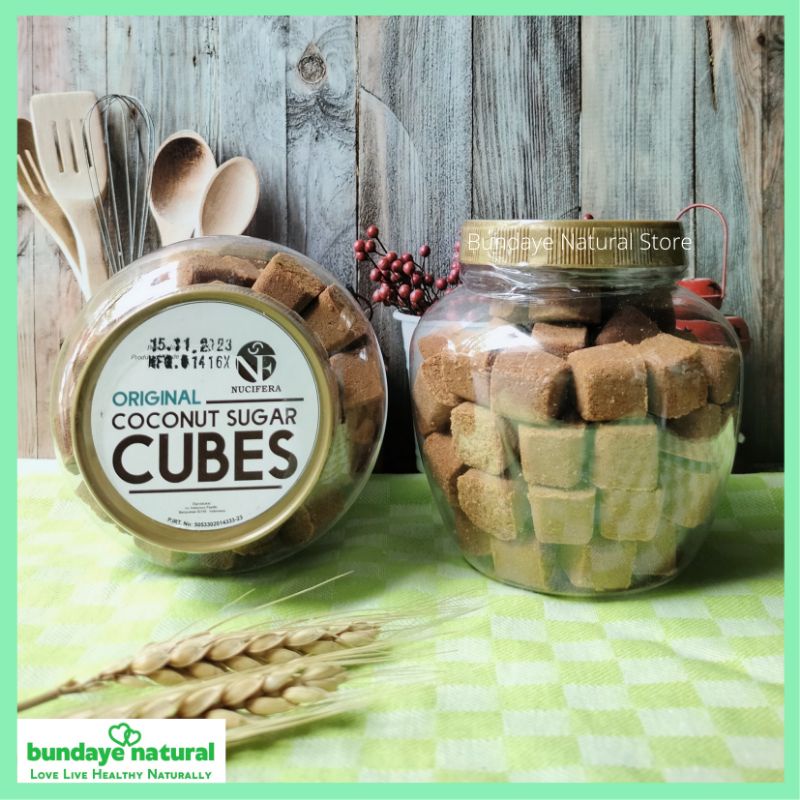 Jual NUCIFERA Original Coconut Sugar Cubes 250g/Gula Kelapa Kotak ...