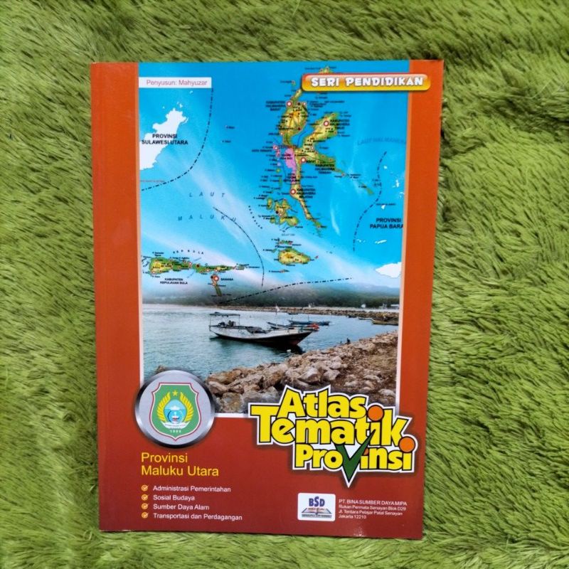 Jual ORIGINAL BUKU ATLAS TEMATIK PROVINSI PETA MALUKU UTARA | Shopee Indonesia