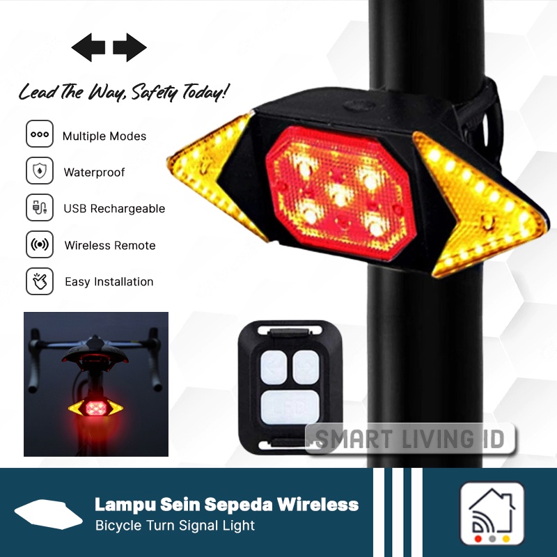 Jual Lampu Belok Sein Sign Sen Rem Sepeda Bicycle Turn Signal Light ...