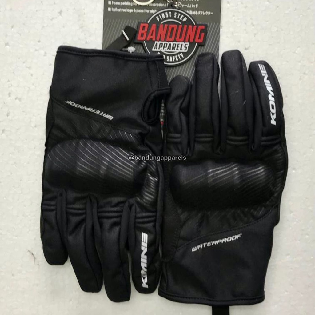 Jual Sarung Tangan Motor Anti Air Waterproof Komine GK 245 Rain Short Gloves GK-245 Original ...