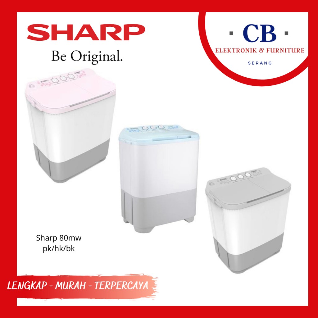 Jual MESIN CUCI SHARP 80MW PUREMAGIC | Shopee Indonesia
