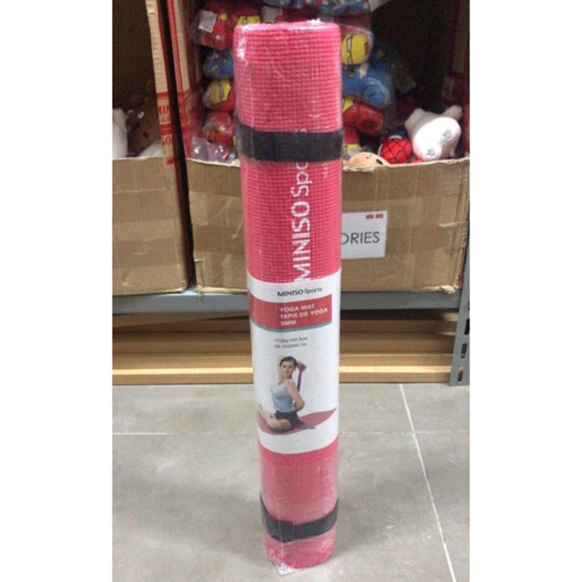 Jual MINISO ORIGINAL! 3mm / 6mm YOGA MAT ukuran 173x61cm. 3WRN. matras ...