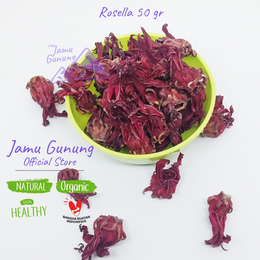 Jual Bunga Rosella Merah Kering 50gr - Obat Diet Tradisional | Shopee ...