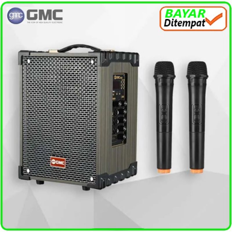 Jual GMC 899P SPEAKER BLUETOOTH SUPER BASS FREE 2 MIC WIRELESS | Shopee ...