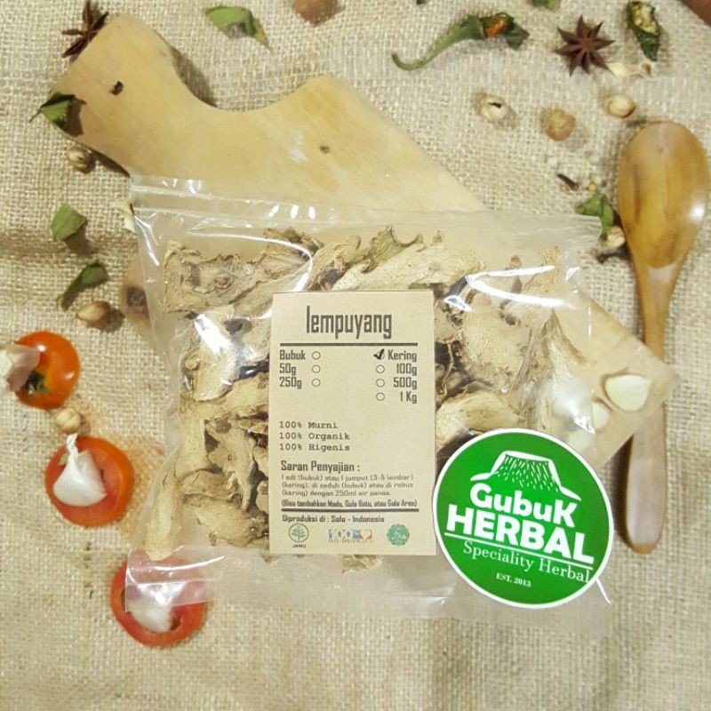 Jual LEMPUYANG / PUYANG KERING 100 GRAM - Zingiber Zerumbet - MURNI ...