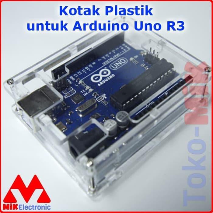 Jual NEW PLASTIC SHELL TRANSPARENT BOX KOTAK PLASTIK ARDUINO UNO R3 TOKO MIK BEST | Shopee Indonesia