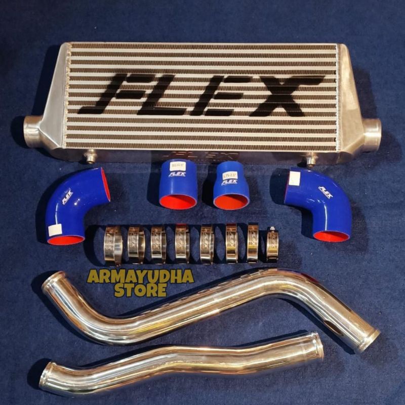 Jual flex aluminium intercooler kit mitsubishi pajero sport exceed 4D56 ...