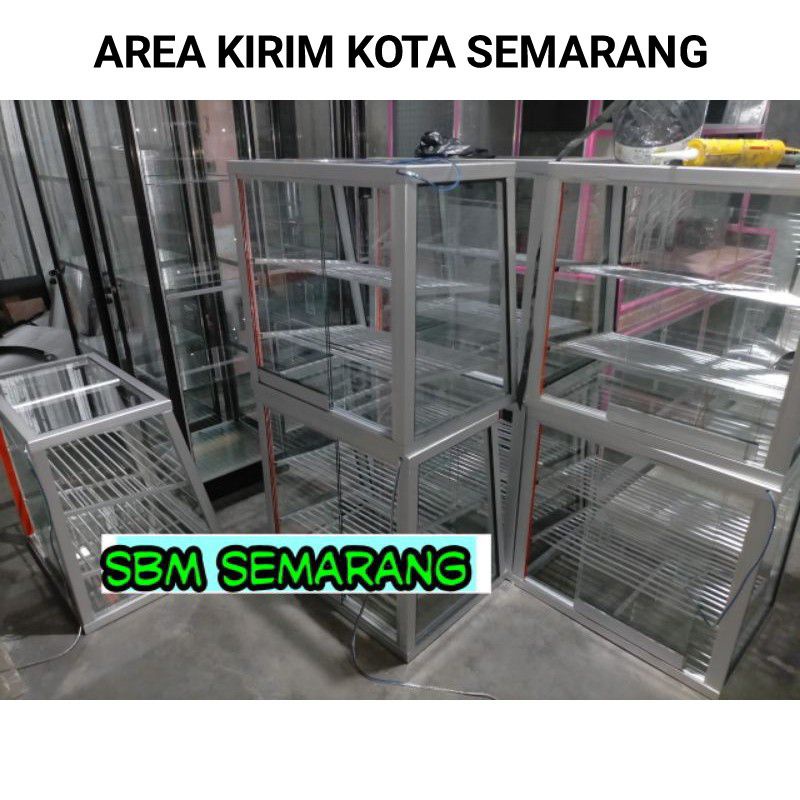 Jual Etalase kaca gorengan / fried chicken / ayam goreng (+ kabel ...