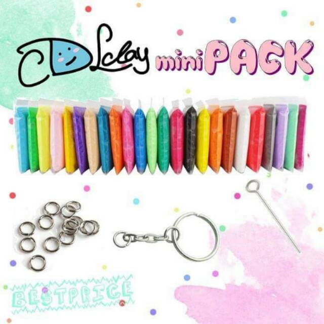 Jual CDL CLAY - MINI PACK ( 50gr clay + tools) | Shopee Indonesia