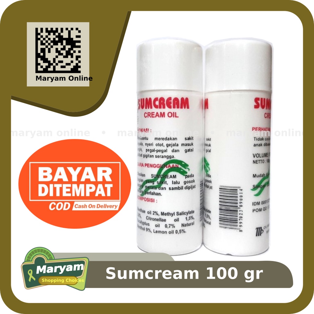 Jual Sum Cream / Sumcream / Cream Otot Nyeri Sendi | Shopee Indonesia