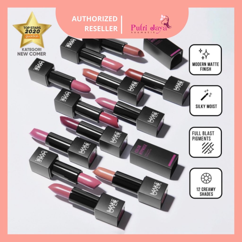 Jual MAKEOVER Color Hypnose Creamy Lip Matte | Shopee Indonesia