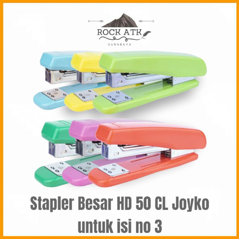 Jual Joyko Alat Stapler Besar HD 50 CL Jepretan Hekter - Untuk isi stapler No 3 ( PCS ) | Shopee ...