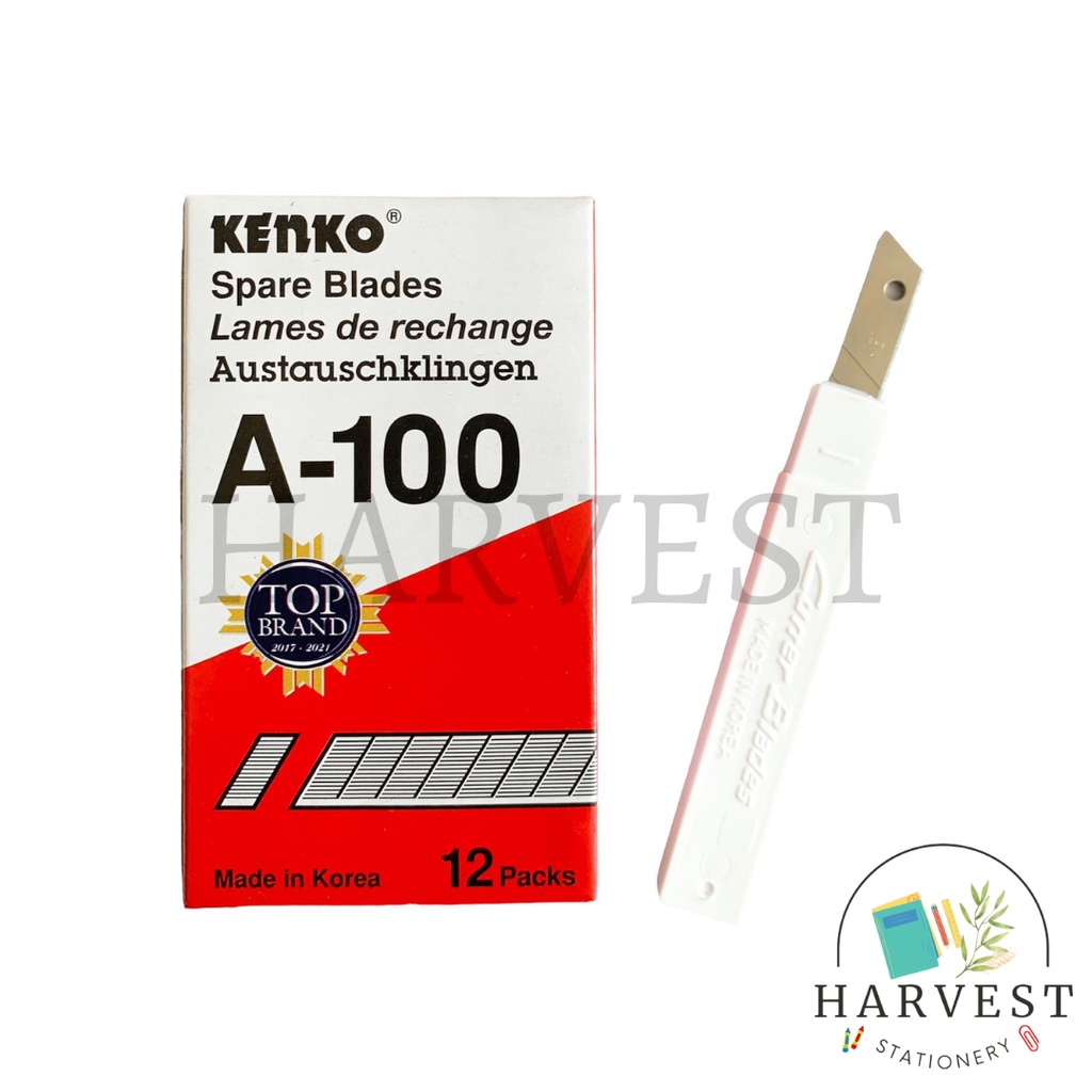 Jual Isi Cutter Kenko A-100 / Isi Kater Kenko A100 Kecil | Shopee Indonesia