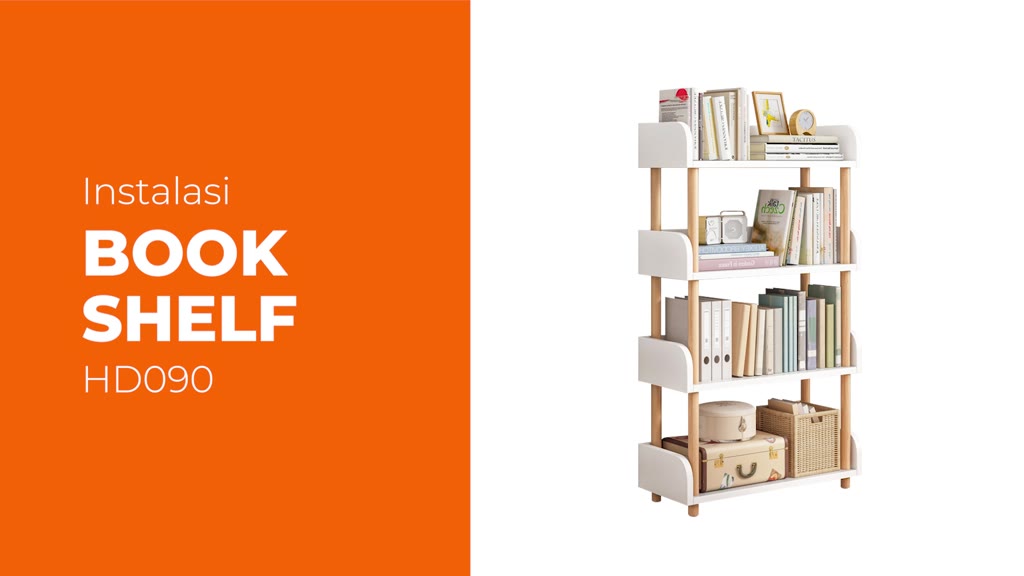 Jual Homedoki Rak Buku / Lemari Buku Serbaguna 4 Susun / Rak ...