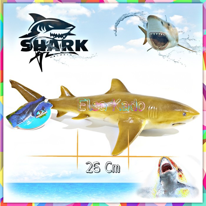 Jual Figure Lemon Shark Ocean Sea World Animal Binatang Laut Ikan Hiu ...