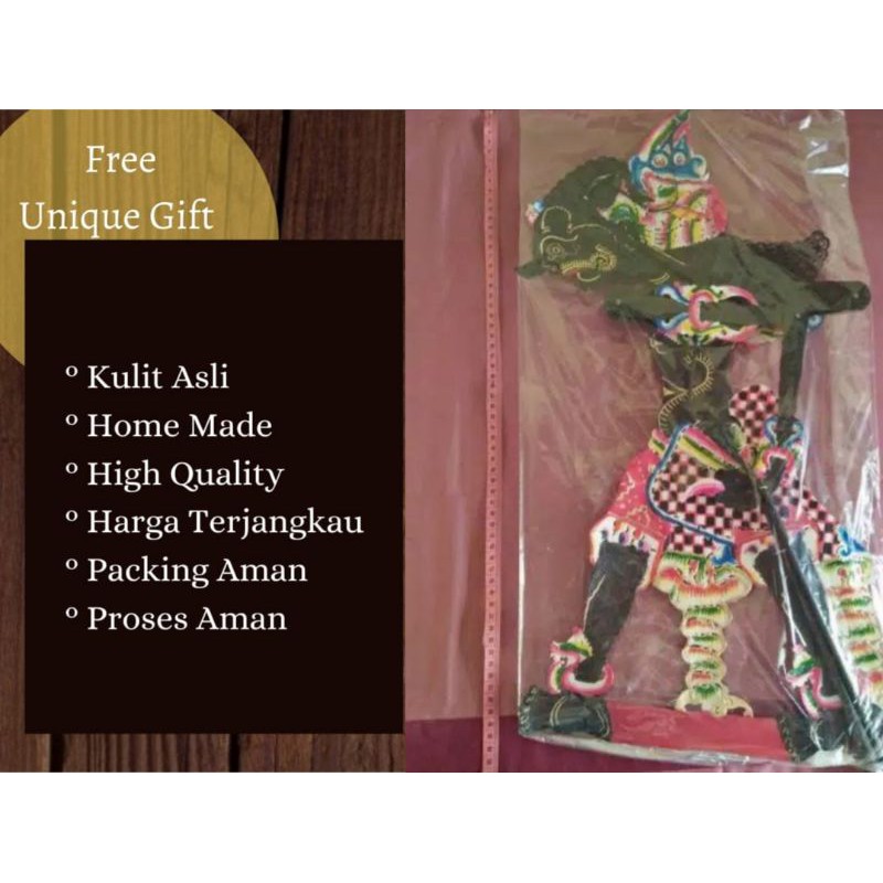 Jual Wayang Kulit Bratasena / Brotoseno Standar Dalang | Shopee Indonesia