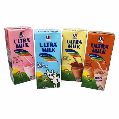Jual Ultra Milk UHT ALL Variant Cokelat | Strawberry | Full Cream Milk ...