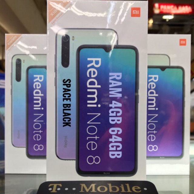 Jual XIAOMI REDMI NOTE 8 4GB / 64GB / RAM 4GB 64GB SPACE BLACK - RESMI XIAOMI Mi ORIGINAL 100% ...