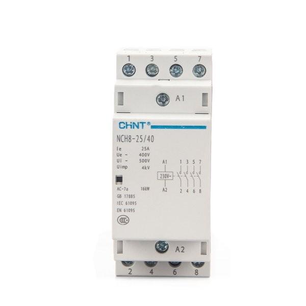Jual Contactor Modular Din Rail Chint Nch8-25 40 25A 4P 4No Kontaktor | Shopee Indonesia