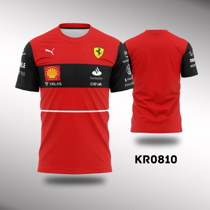 Jual Jersey Baju F1 Formula One Team Scuderia Ferrari 2022 Charles ...