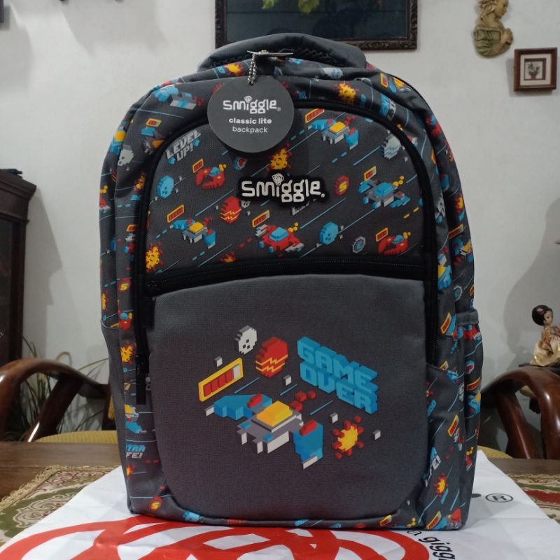Jual Smiggle Backpack Lite Peppy Games original | Shopee Indonesia