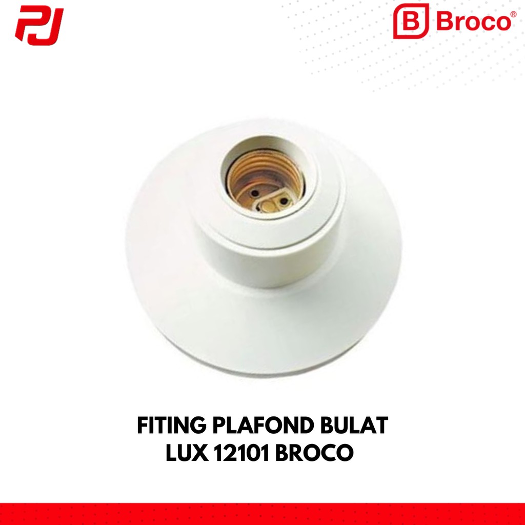 Jual FITTING PLAFOND BULAT LUX 12101 BROCO | Shopee Indonesia