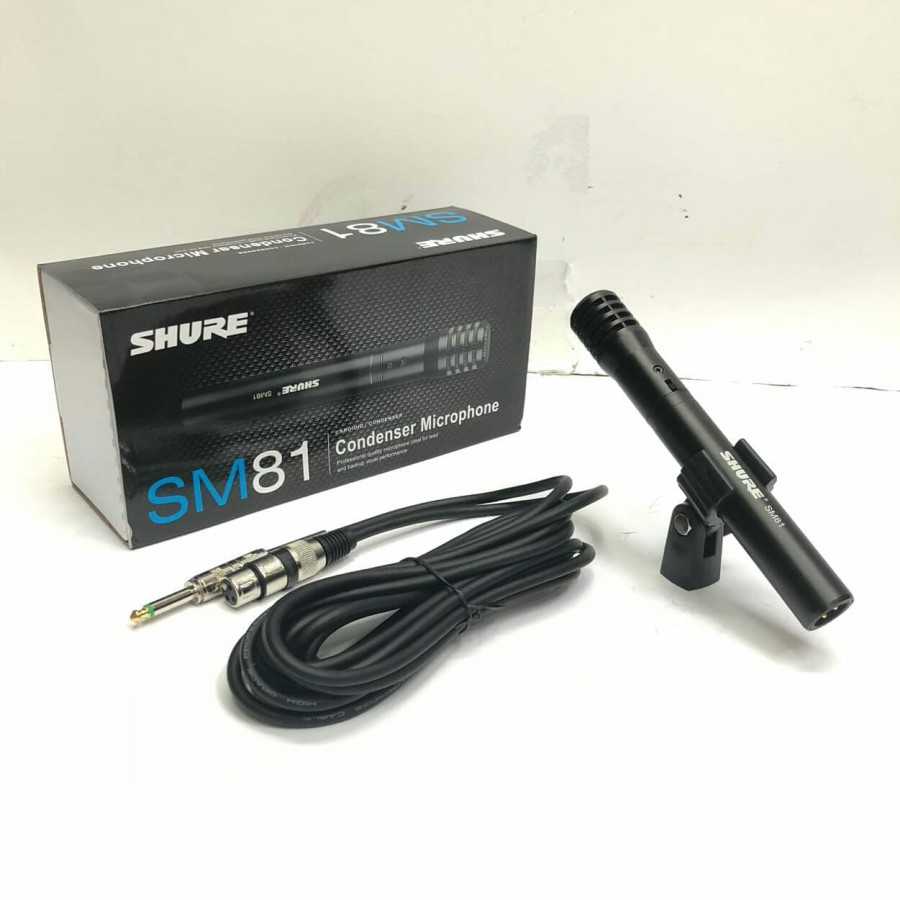 Jual Mic Condenser SHURE SM81 SM 81 Kabel Utk Paduan Suara, Gitar Drum ...