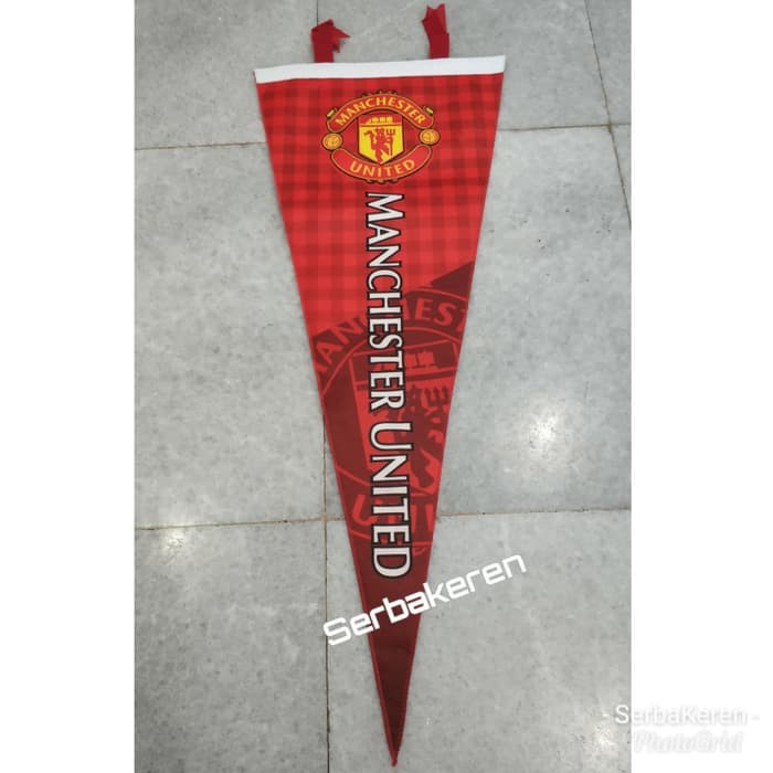 Jual Bendera Banner Segitiga Manchester United MU club bola dinding ...