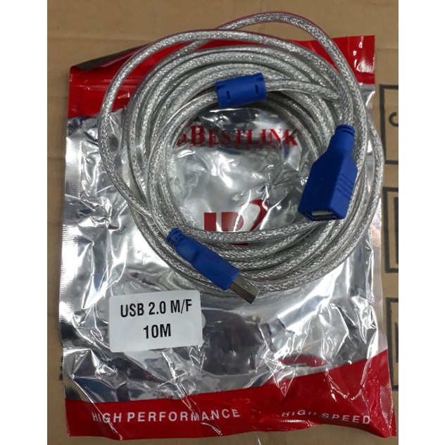 Jual Kabel extension usb + extender nyk panjang 10 meter - Biru ...