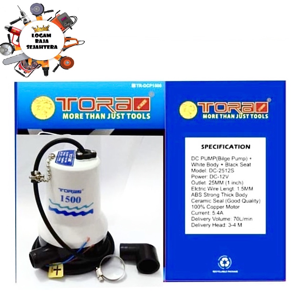 Jual Pompa Air Celup DC TORA Submersible Pump POMPA DC 12v TORA | Shopee Indonesia