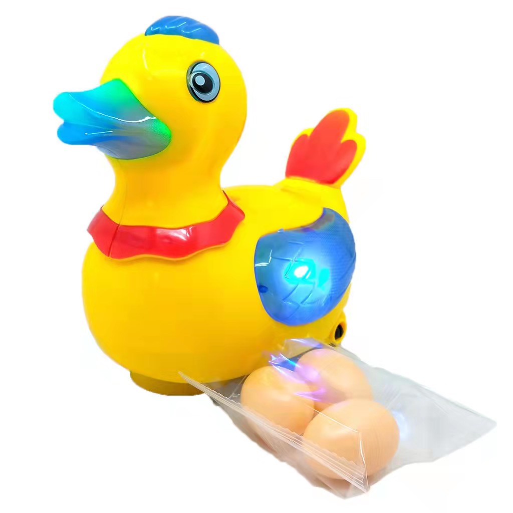 Jual Bronsis - Mainan Bebek Bertelur Bisa Jalan Bump And Go Musik Dan ...