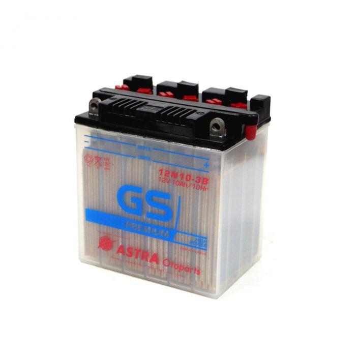 Jual AKI GS ASTRA Premium 12N10-3B untuk Motor Thunder 250, Vespa Excel Series, Vespa New PX-150 ...