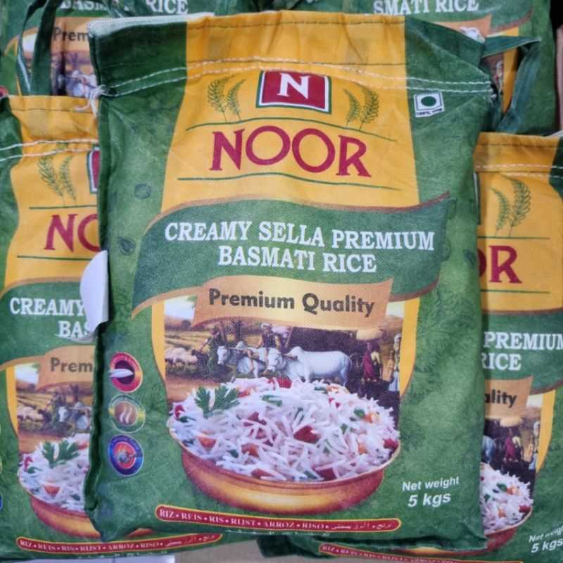Jual Original Beras Basmati 5 KG NOOR India Premium Nasi Kebuli Briyani ...