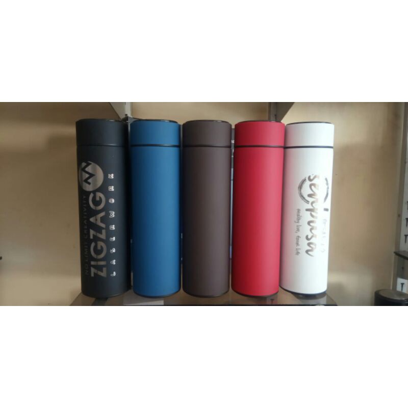 Jual smart tumbler led temperature suhu Chelsea termos logo club bola ...