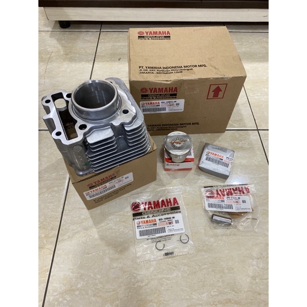 Jual BLOK SEHER PISTON SET KIT B5D FREEGO MIO M3 S Z SOUL GT FINO XRIDE 125 ORIGINAL ORI YAMAHA ...