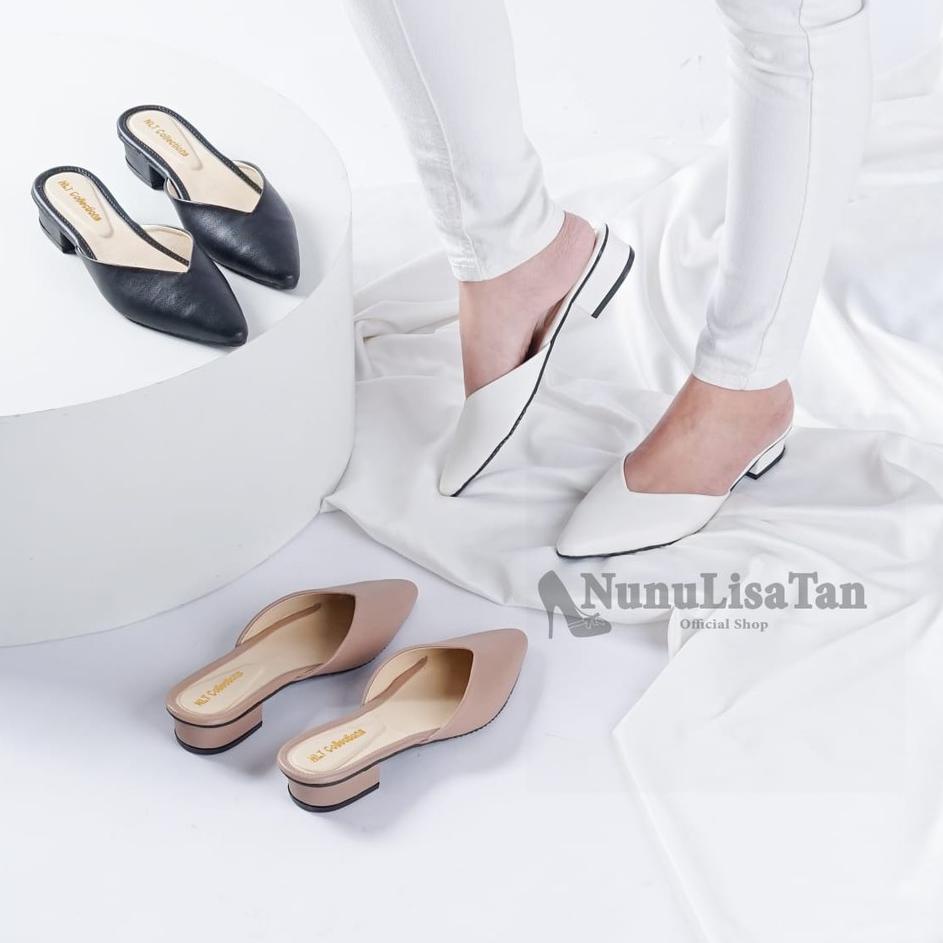 Jual Dijual Murah JGSMJ NunuLisaTan - High Heels Wanita Kerja Kantor Hak 3cm hitam mocca putih ...