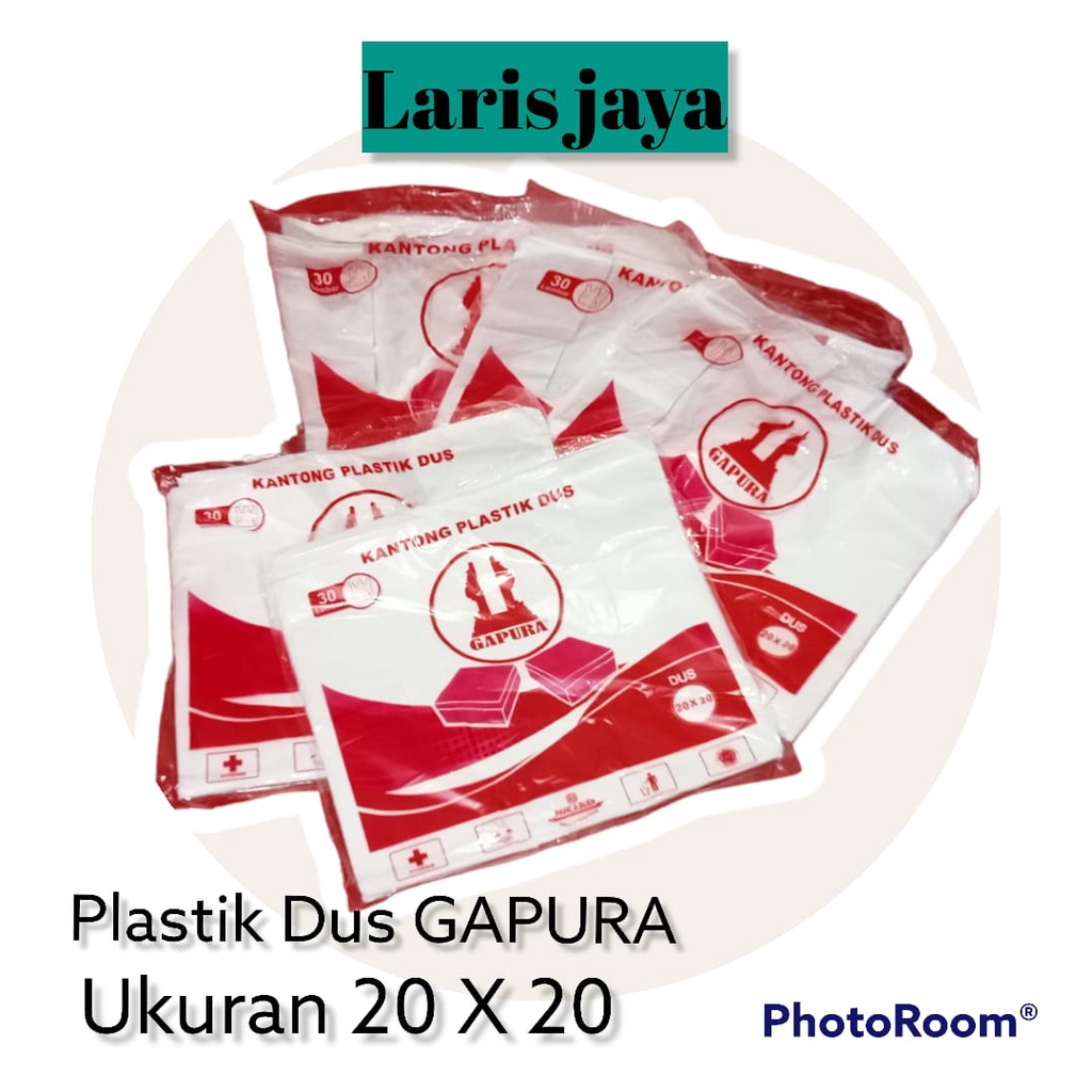 Jual TERBARU!!!PLASTIK DUS GAPURA ukuran 20X20 | Shopee Indonesia