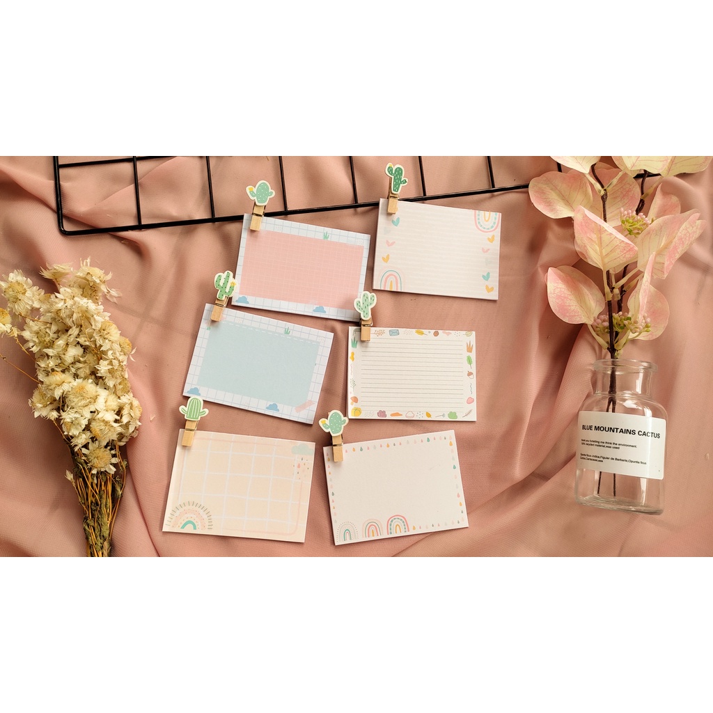 Jual 20 SHEET MEMOPAD AESTHETIC | Shopee Indonesia