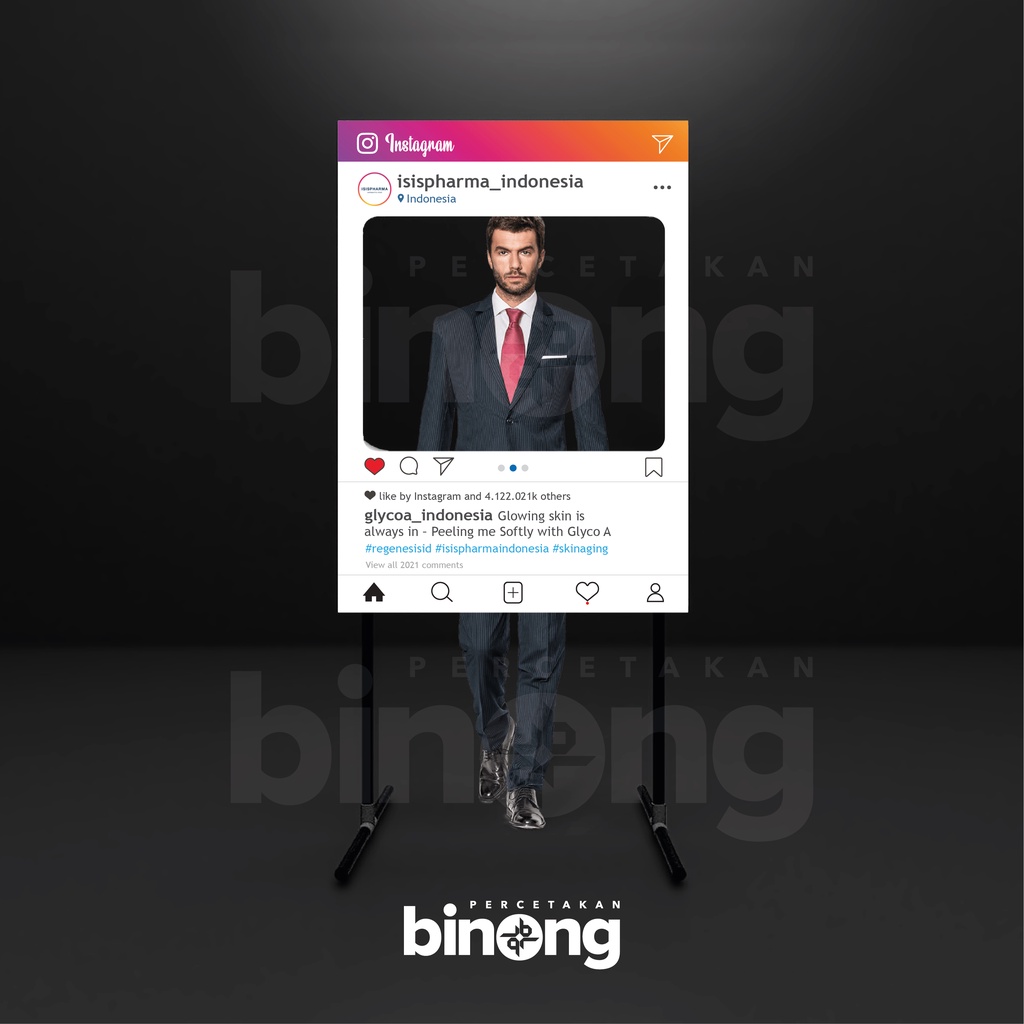 Jual FRAME PHOTO BOOTH / FRAME INSTAGRAM KAKI PVC / CUSTOM DESAIN ...