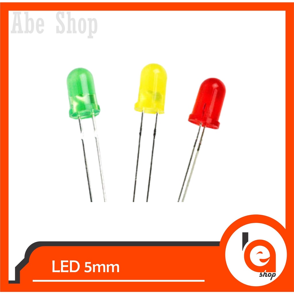Jual LED 5mm 5 mm Warna Merah Kuning Hijau Terang High Quality Dioda 10 ...
