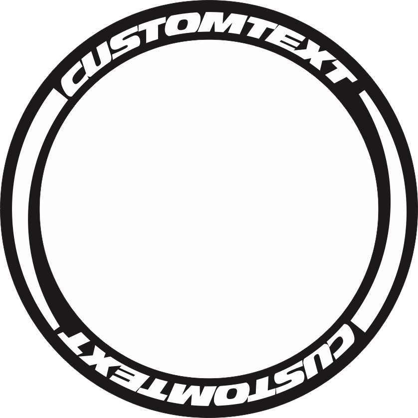 Jual TIRE STICKER CUSTOM WITH LINE | Shopee Indonesia