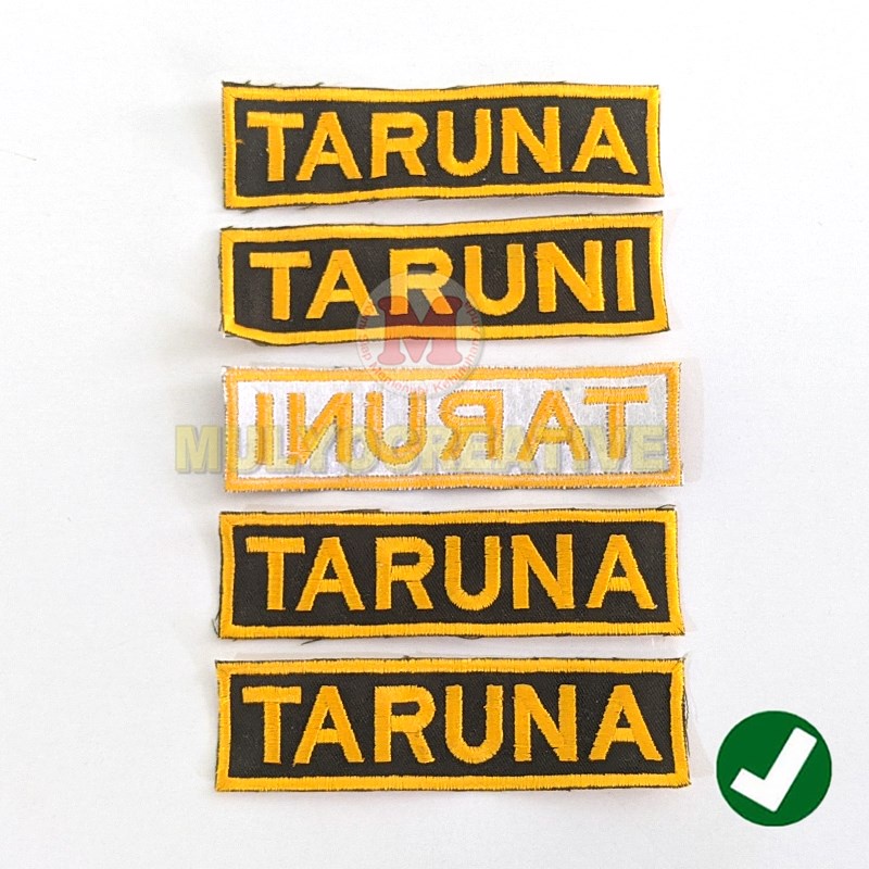 Jual Bordir Logo Bordir Taruna Taruni - Bordir Komputer Rapi Logo ...