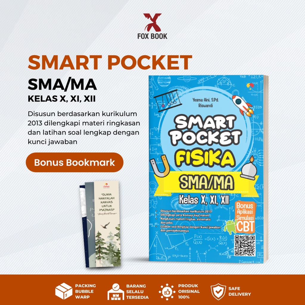 Jual BUKU SEKOLAH : SMART POCKET FISIKA SMA/MA KELAS X,XI, DAN XII | Shopee Indonesia