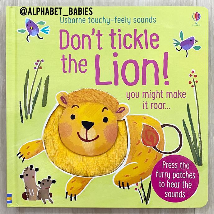 Jual Usborne Don'T Tickle The Lion Touch And Feel Sound Book | Shopee ...