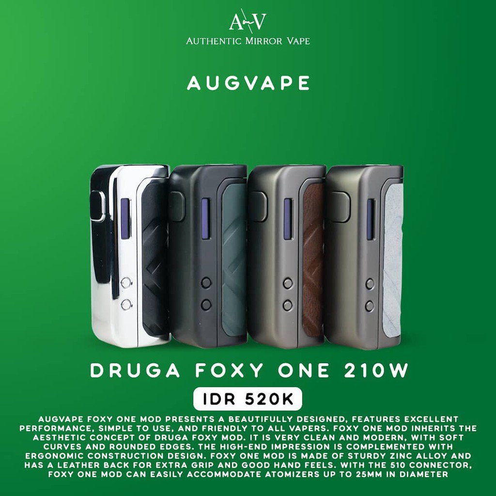 Jual Druga Foxy One 120W By Augvape Authentic - DR | Shopee Indonesia