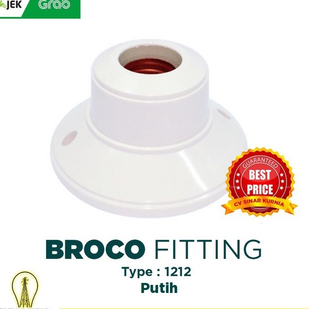 Jual BROCO 1212 STD Ceiling Lamp Holder - Fitting / Rumah Lampu E27 ...