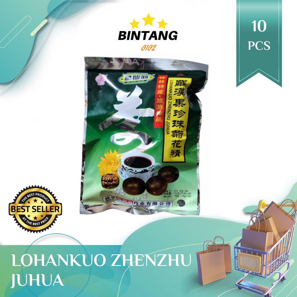 Jual LoHanKuo Zhenzhu Juhua 10 Sachet - lo han kuo - Lohan Guo lohan kuo sachet | Shopee Indonesia