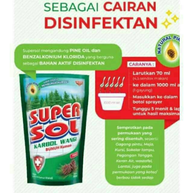 Jual Supersol carbol pouch 450 Ml | Shopee Indonesia